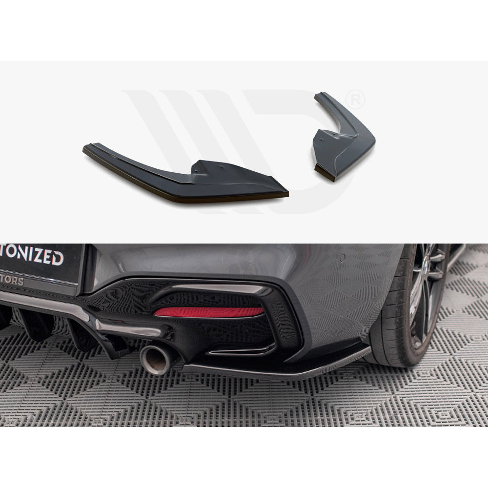 Maxton Design Street Plus Rear Side Splitters V3 - BMW M135i/M140i F20 ...
