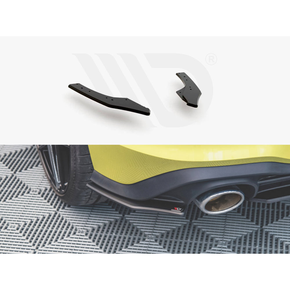 Maxton Design Street Pro Rear Side Splitters - VW Golf GTI Mk8 Clubspo ...