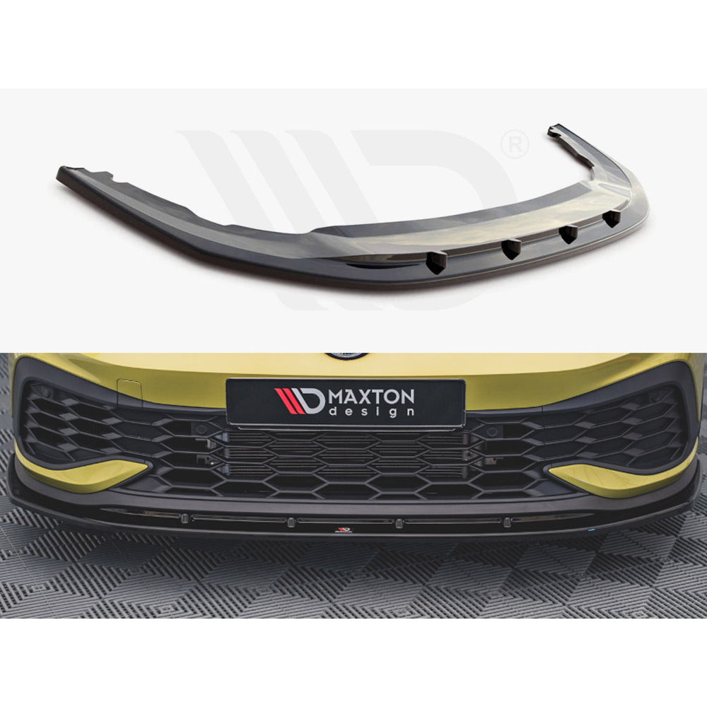 Maxton Design Street Plus Front Splitter V4 - VW Golf GTI Mk8 Clubspor ...