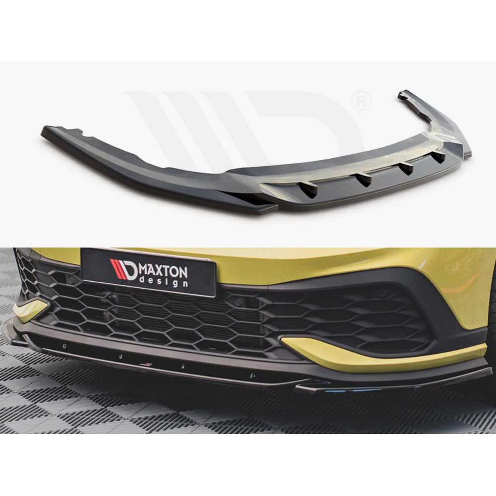 Maxton Design Street Plus Front Splitter V2 - VW Golf GTI Mk8 Clubspor ...
