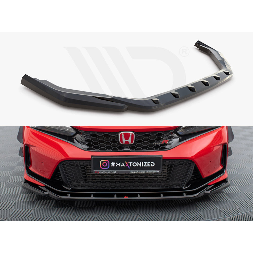 Maxton Design Street Plus Front Splitter V3 - Honda Civic Type R FL5 ...