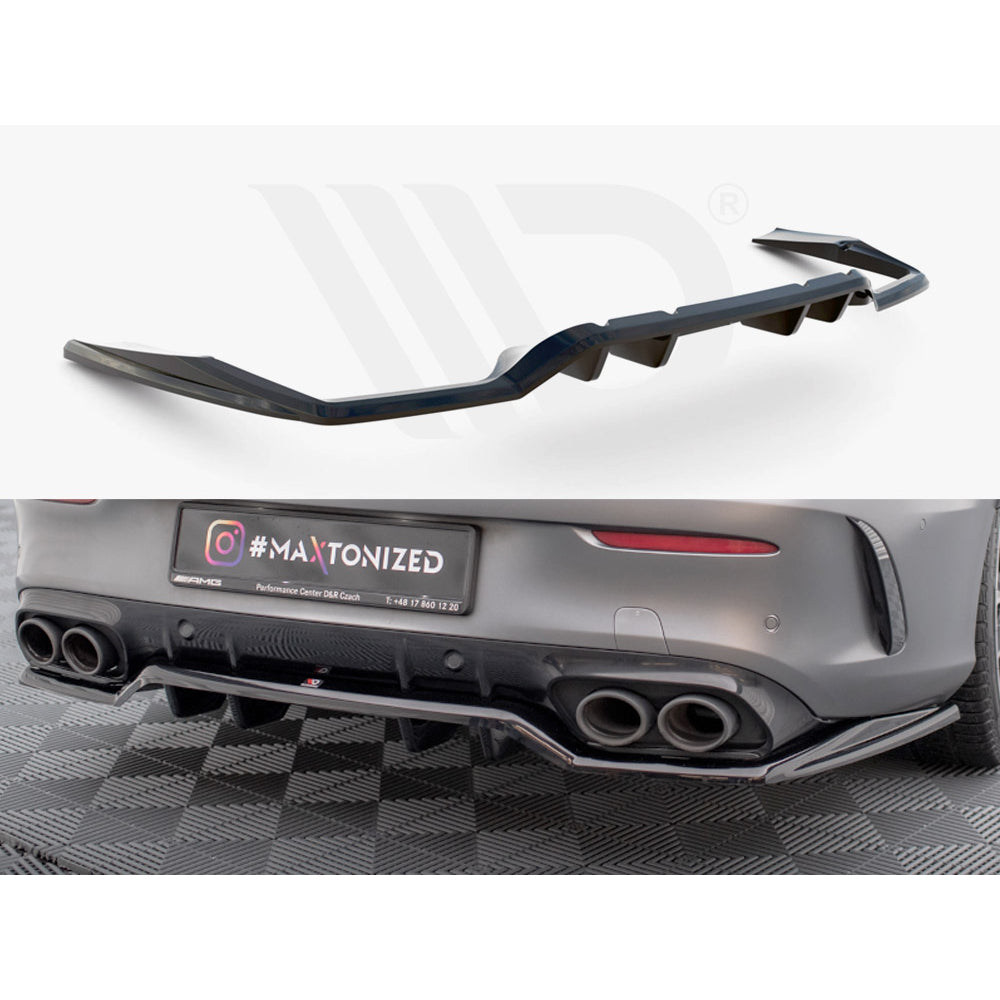 Maxton Design Street Plus Central Rear Splitter - Mercedes C43 AMG C20 ...