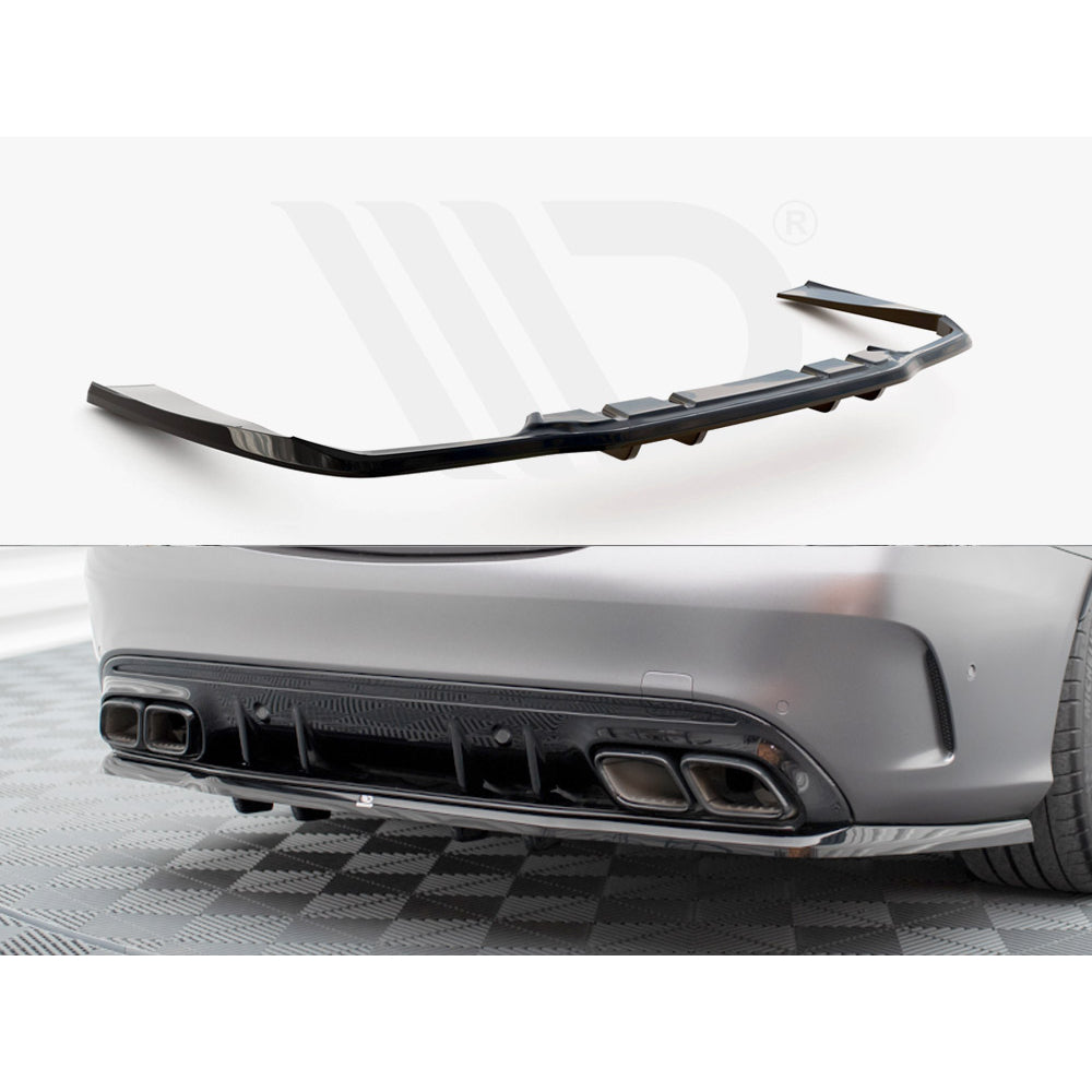 Maxton Design Street Plus Central Rear Splitter - Mercedes C63 AMG W20 ...