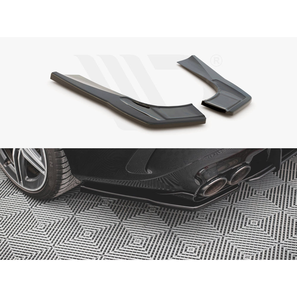 Maxton Design Street Plus Rear Side Splitters - Mercedes CLA35 AMG Aer ...