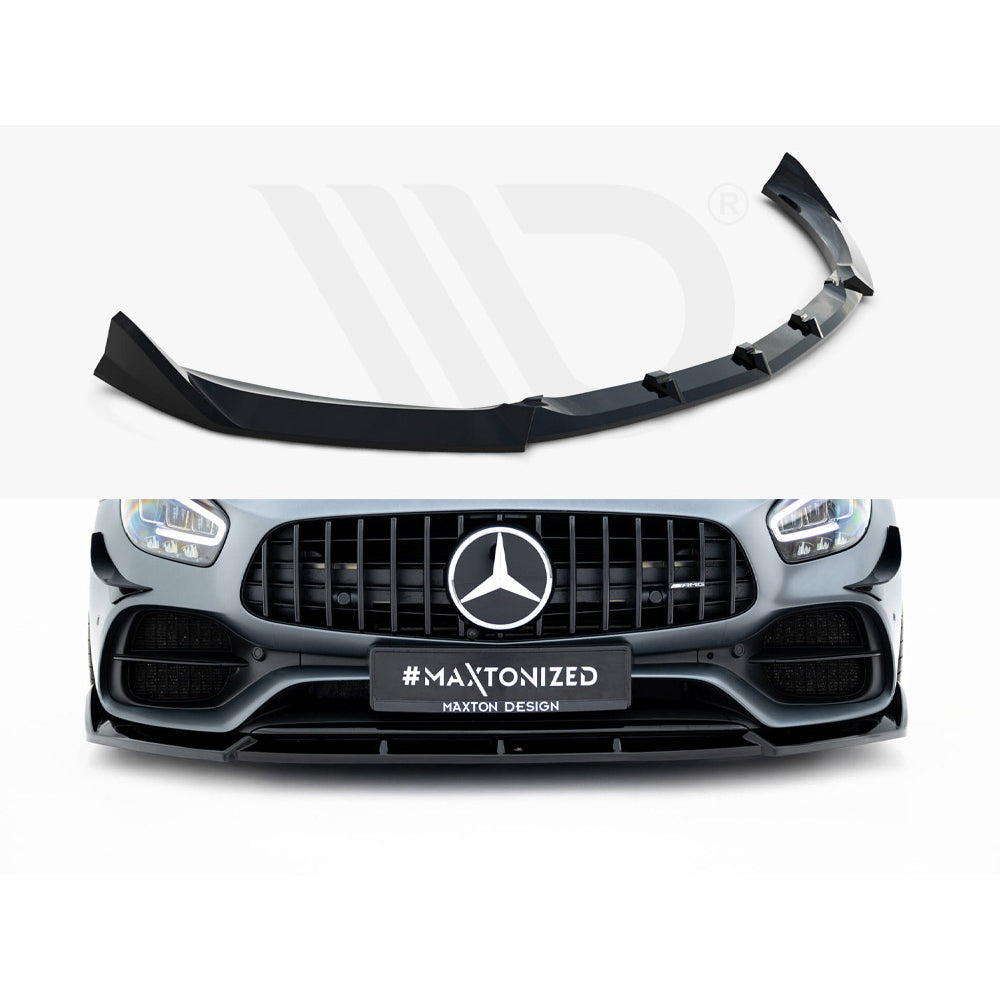 Maxton Design Street Plus Front Splitter - Mercedes AMG GT C190 Faceli ...