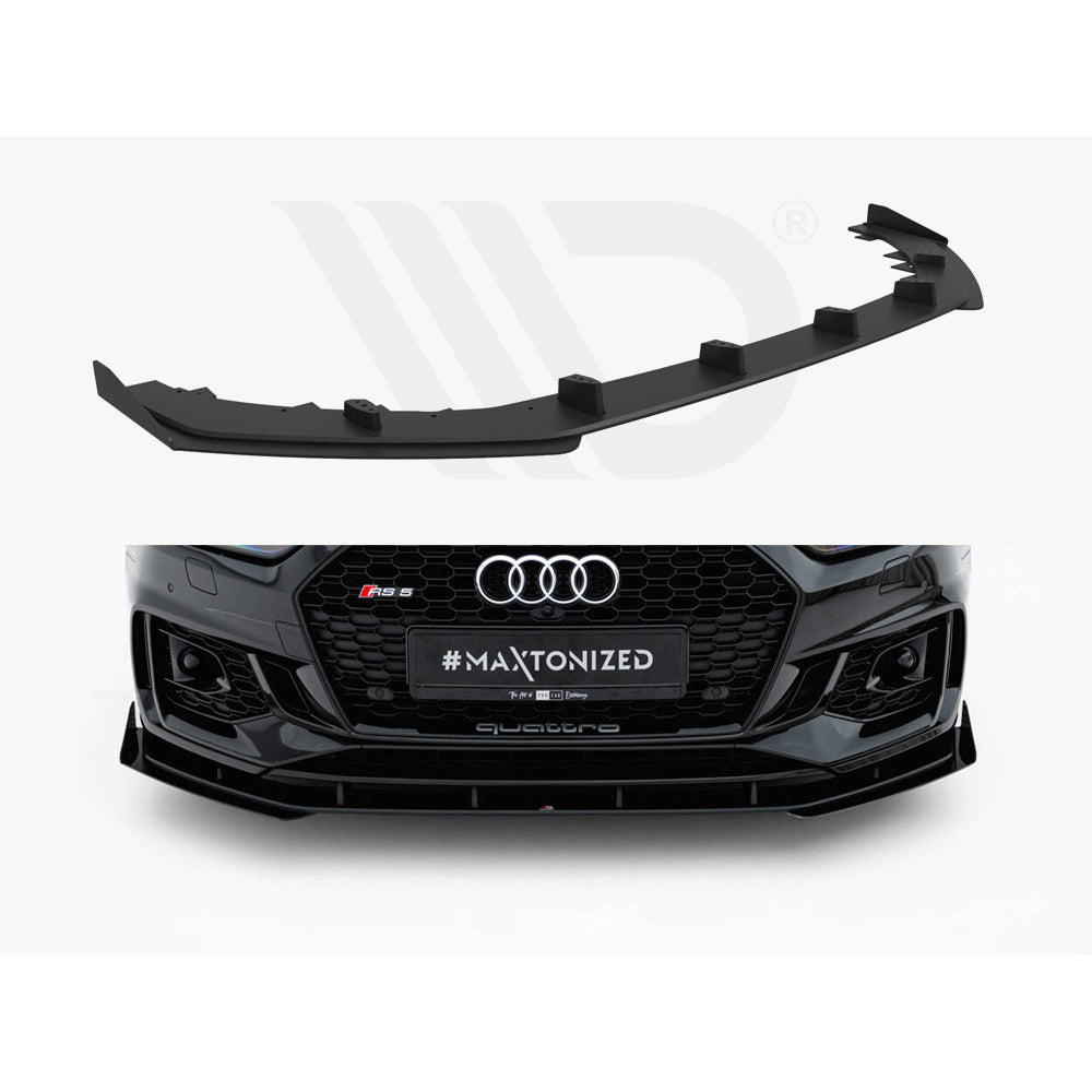 Maxton Design Street Pro Front Splitter + Flaps - Audi RS5 F5 Pre-Face ...