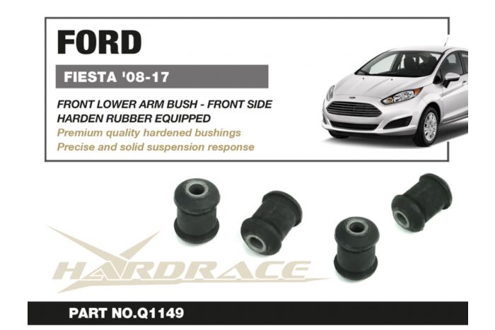 Hardrace Front Lower Arm Bushing- Front - (Hardened Rubber) - Ford Fie ...
