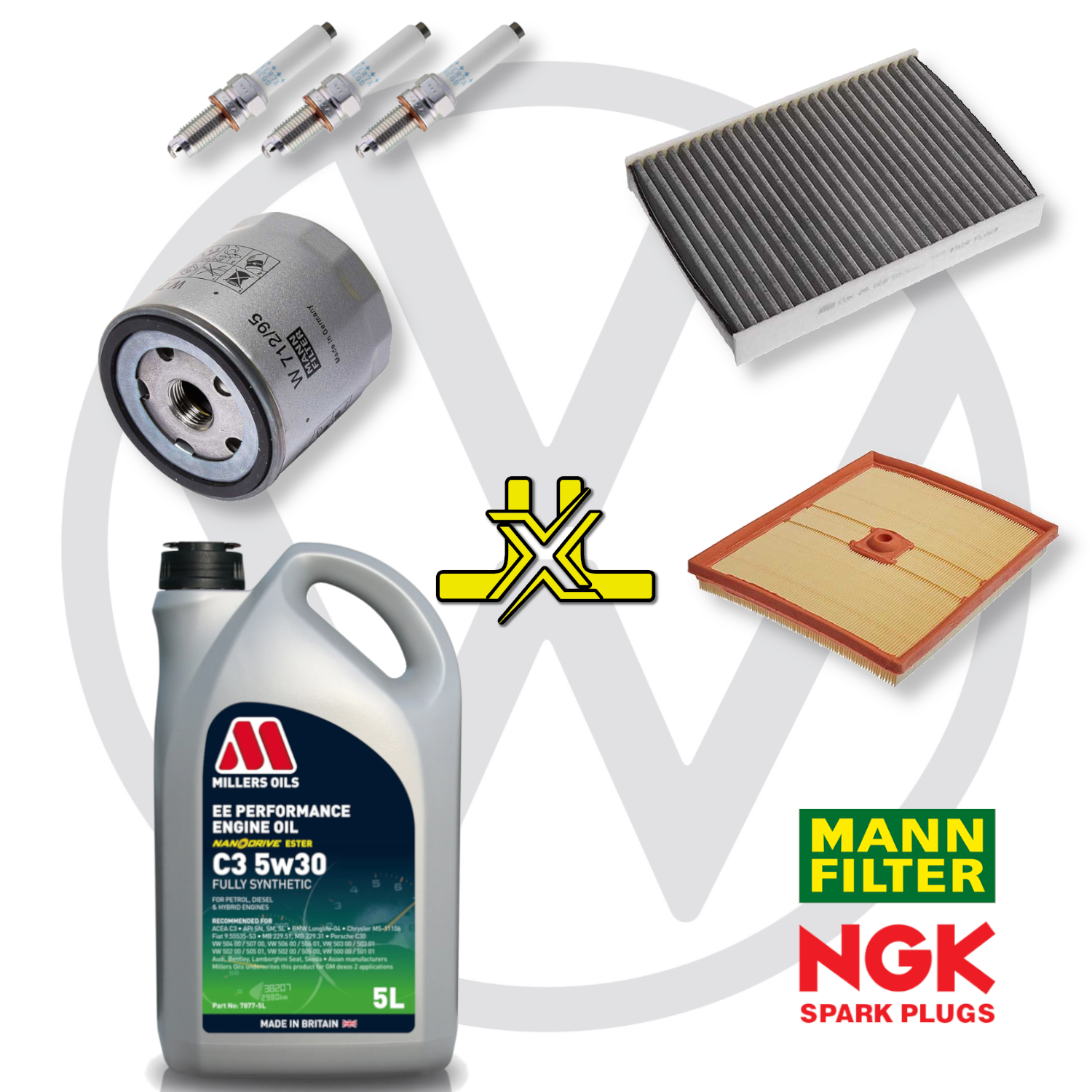 VW Up! GTI Home Service Pack - Millers Oil Premium – JXL Performance Ltd